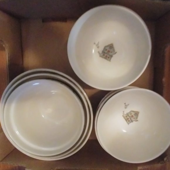 Thomson | Kitchen | Thomson Birdhouse Pottery Dinnerware Cottage Heart ...